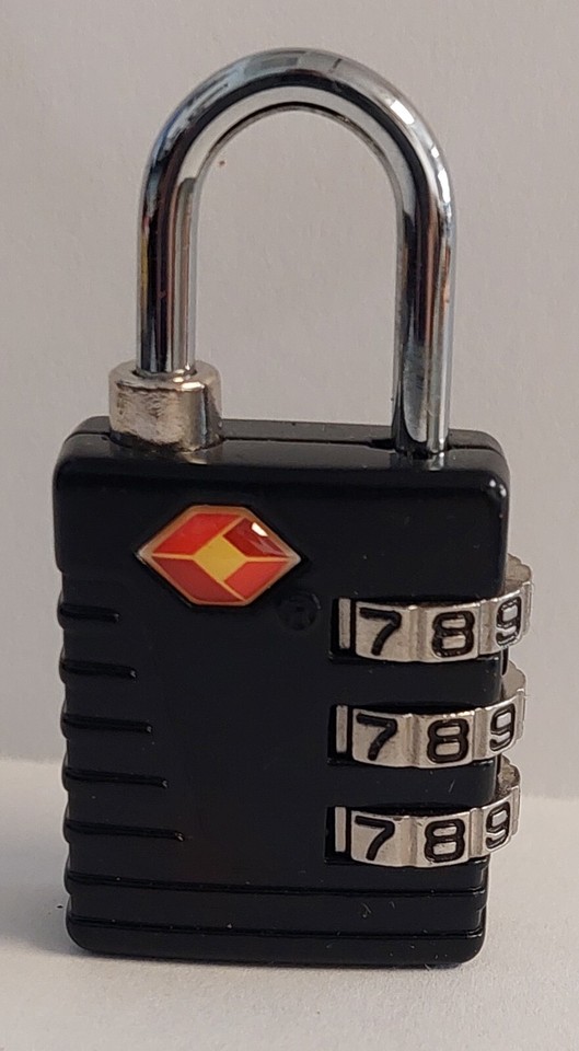 New Black TSA 002 Secure Luggage 3 Dial Combination Lock | eBay