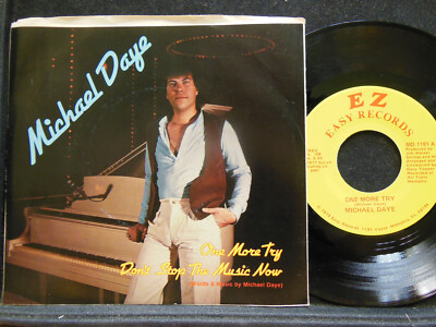 Rare! Michael Daye - One More Try / Don't Stop The Music Now, 45 RPM VG+ (15J) | eBay