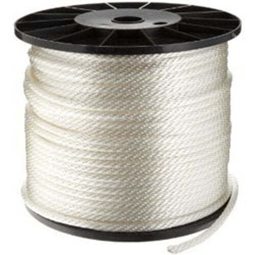 Solid Braid Nylon Rope, White | eBay