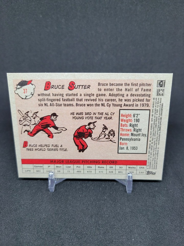 Bruce Sutter 2019 Topps Archives Baseball #37 | eBay