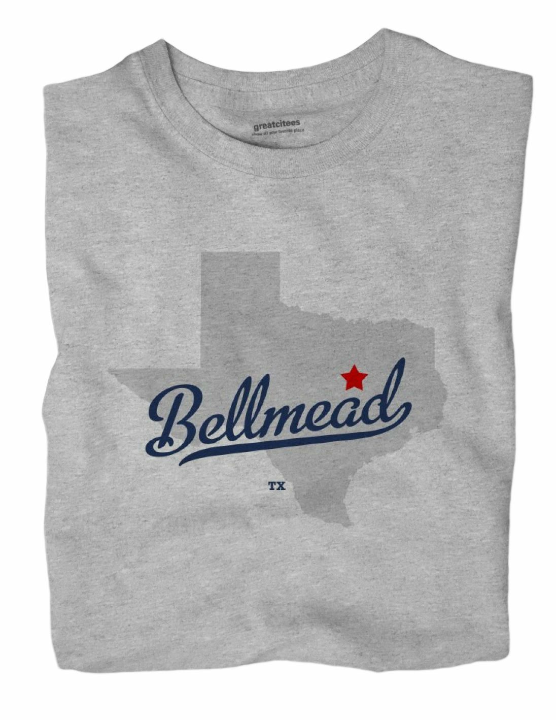 Bellmead Texas TX T-Shirt MAP | eBay