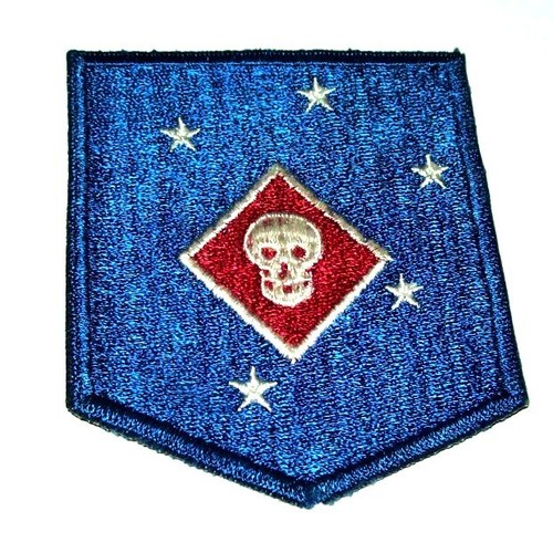 ORIGINAL CUT-EDGE FULLY EMBROIDERED WW2 USMC I-MAC RAIDER BN. PATCH ...