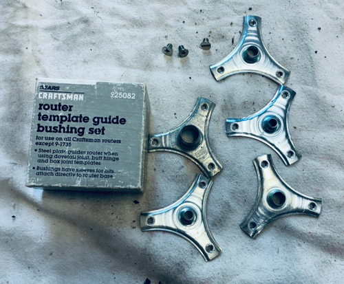 Sears Craftsman Router Template Guide Bushing Set 925082 | eBay