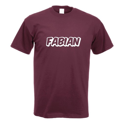 Fabian Prénom Garçon T-Shirt Imprimé Funshirt Design Print | eBay