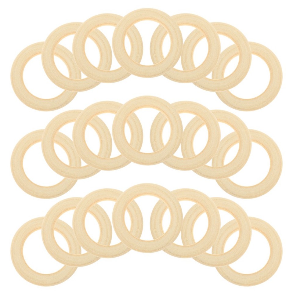 30 Pcs Wood Accessory Multi Function Decorative Craft Wear Resistant ...