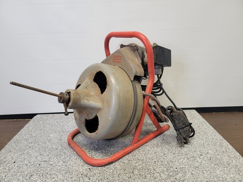 RIDGID K-375 DRAIN CLEANING MACHINE 115V 6.7A 200RPM W/ FOOT SWITCH a-x ...