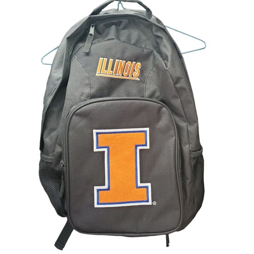 University Of Illinois Backpack Fighting Illini Vintage Black Orange ...