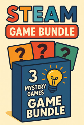 🕹️ 3X Mystery Steam Game Keys Bundle | Digital Delivery | Instant via ...