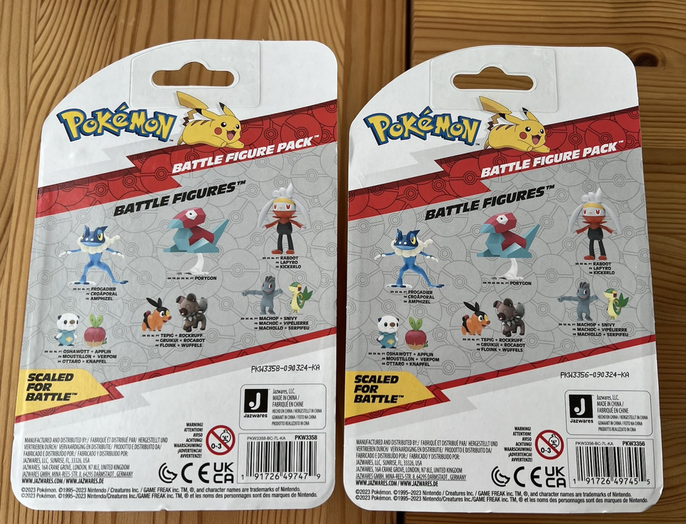 Pokemon - Battle Figure 2 Pack 4 Figures | eBay UK