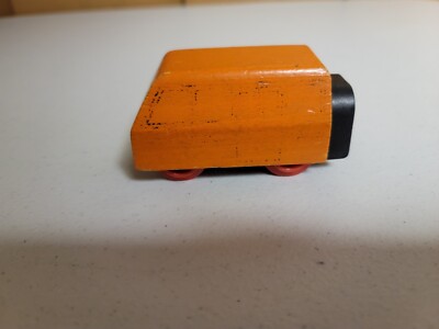 Brio wooden Railway Vintage Replacement Orange shuttle Train Car de | eBay