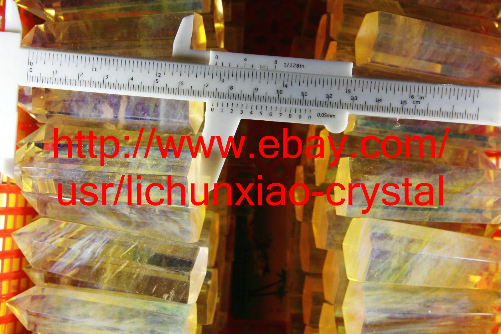 2.2lb (10-25PCS)BEATIFUL YELLOW SMELTING SMELT QUARTZ CRYSTAL POINT ...