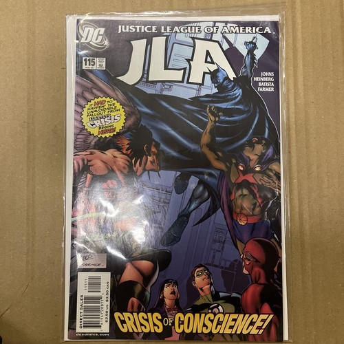 Justice League of America (JLA) #115 Dc Comic Book 2005 Crisis Of ...
