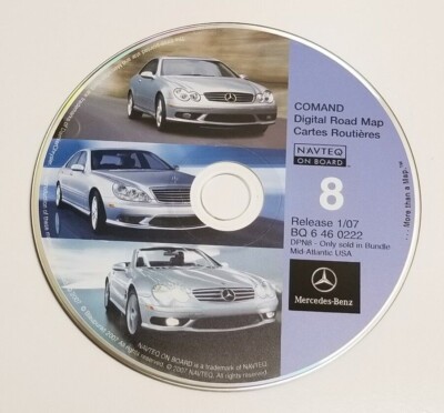 2007 UPDATE MERCEDES BENZ NAVIGATION DISC CD GPS MAP #8 BQ 6 46 0222 | eBay