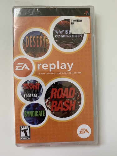 EA Replay Sony PSP 2006 - 14 Spiele Sammlung werkseitig versiegelt, B.O ...