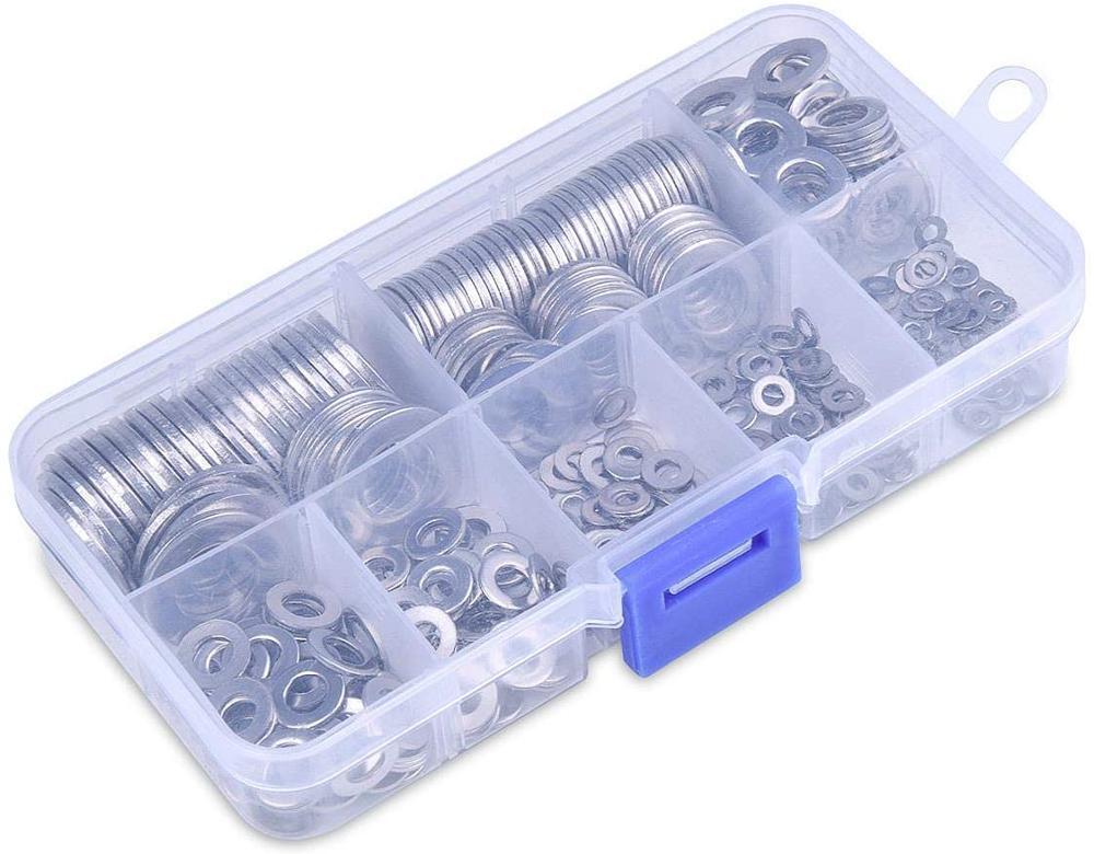 790 x STAINLESS STEEL ASSORTED FLAT WASHERS SPRING WASHERS FOR METRIC ...