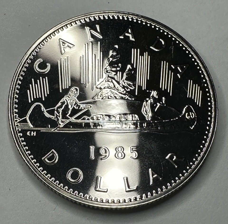 1985 Canadian Proof-Like Dollar Coin Uncirculated from Royal Canadian Mint Set | eBay