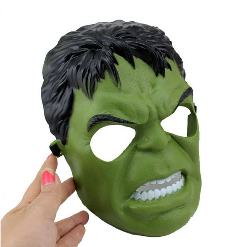 Incredible Hulk Green Giant Man Mask Halloween Cosplay Costume ...