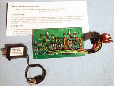 T6L-12L) 1969 1970 1971 Thunderbird Sequencer Turn Signal Kit (LED ...