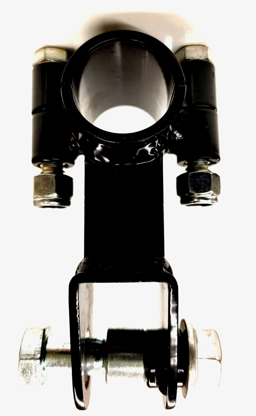 Drop MOUNT Clamp-On Shock Bracket For 1-1/4" Tubing. Black Powder ...