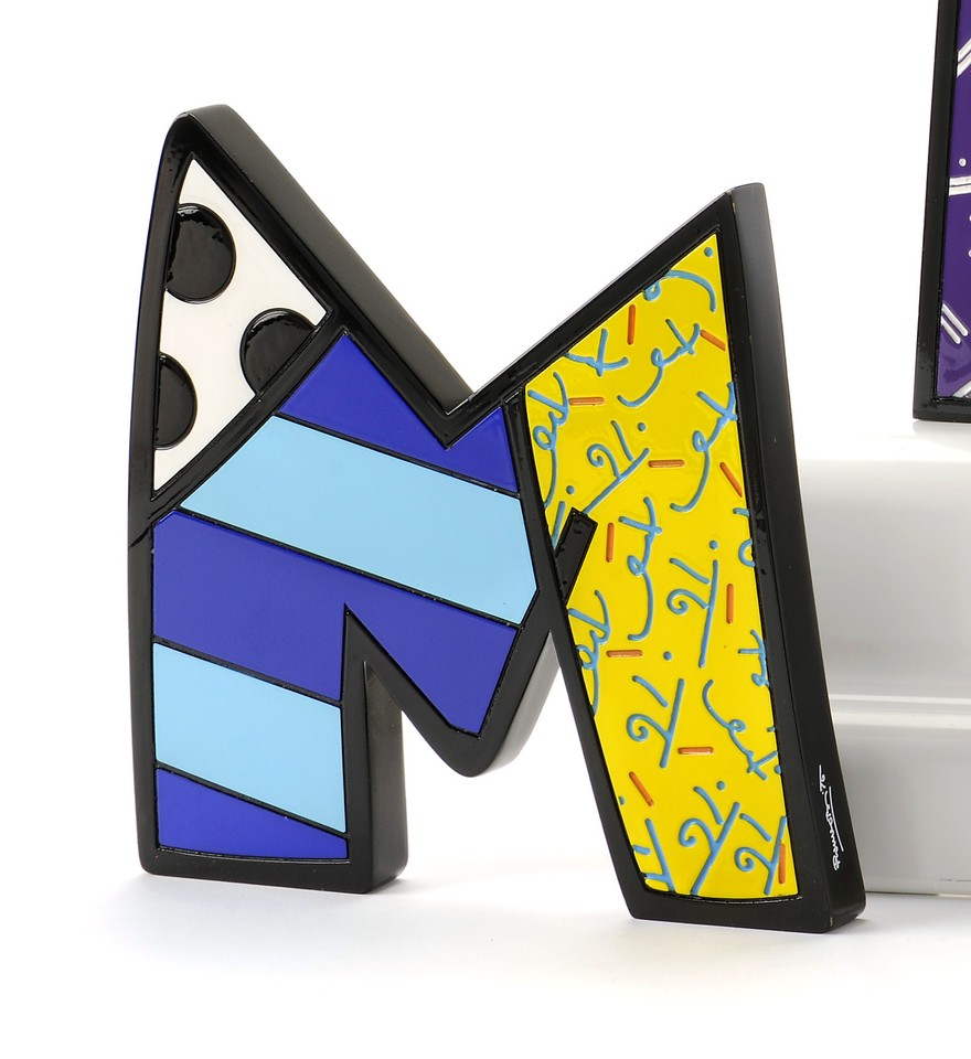 ROMERO BRITTO LETTER EACH ALPHABET ** NEW ** GIFT BOXED ** | eBay