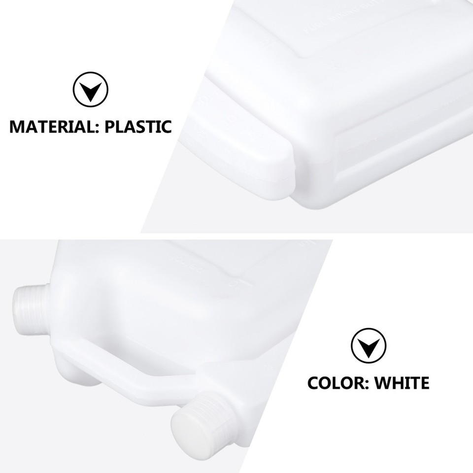 Plastic Oil Bottle: Gasoline Mixing Bottle for 2-Stroke Engine Oil ...
