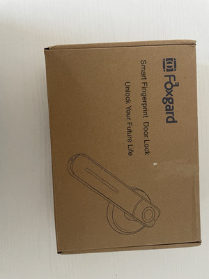 Fingerprint Door Lock by Foxgard, Biometric Smart Door Knob w/ Handle ...