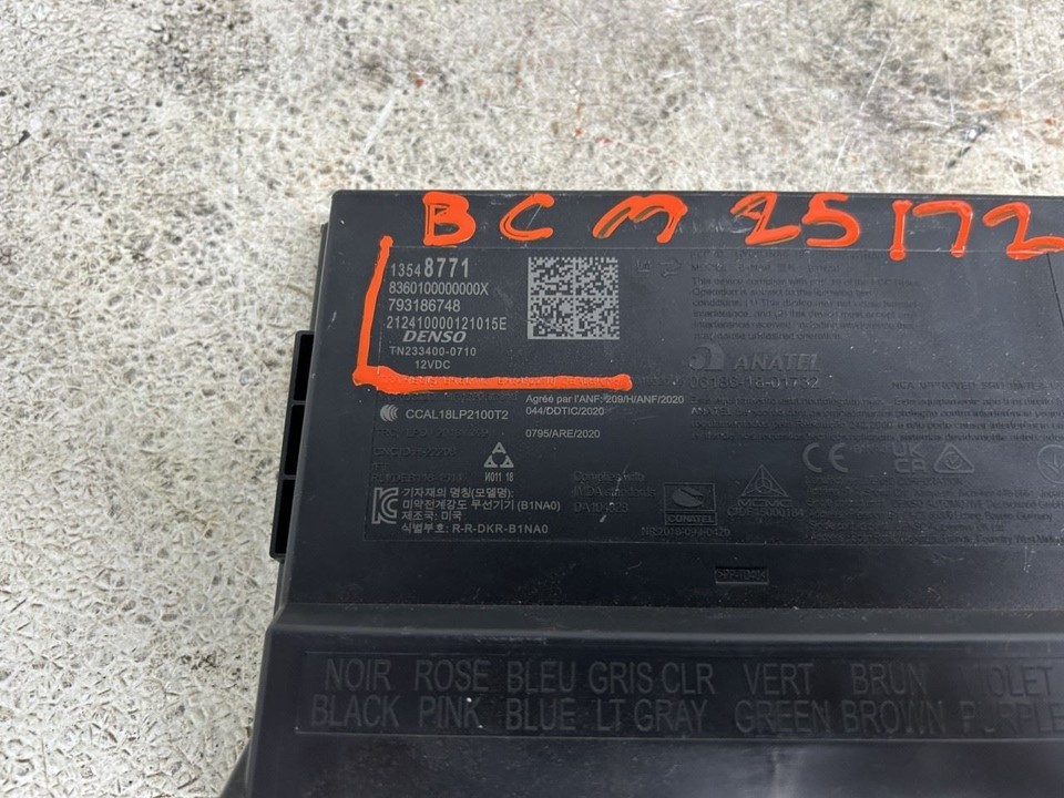 2024 CADILLAC CT5 Body Control Module OEM Part Number 13548771 | eBay