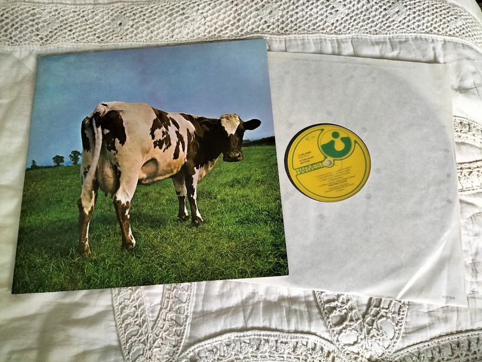 Pink Floyd Atom Heart Mother 1970 LP Album Record German Pressing Near ...