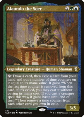Alaundo the Seer Foil (523) Etched Battle for Baldur's Gate CLB MTG ...