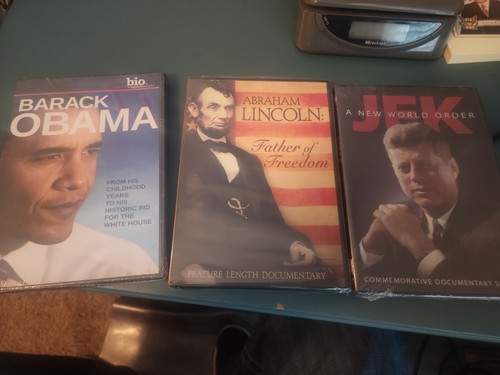 JFK:A New World Order Abraham Lincoln Barack Obama sealed dvds ...