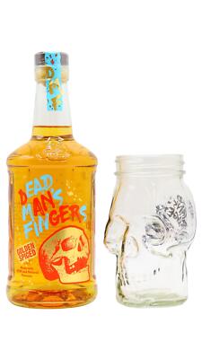 Dead Man's Fingers - Skull Glass & Golden Spiced Rum 70cl | eBay UK
