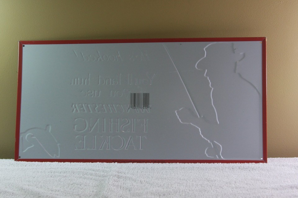 Nostalgic reproduction vintage WINCHESTER FISHING TACKLE FISHERMAN ROD ...