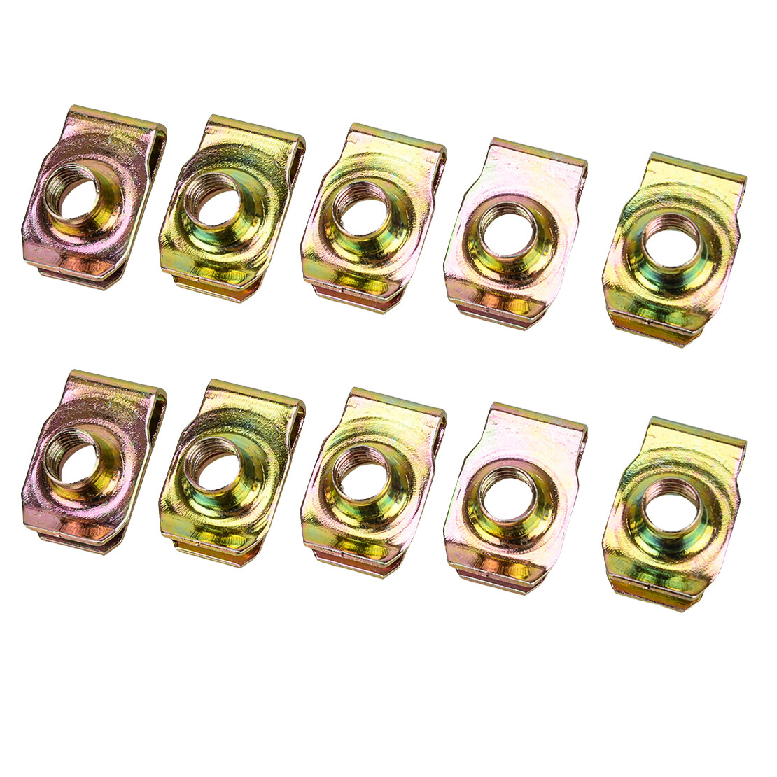 10pcs 8mm M8 Thread Spire Speed Clip Lug Chimney U Nut Fixing Panel ...