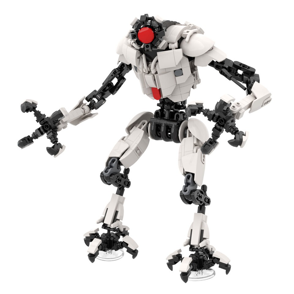 Mech Building Blocks Robot Game Figures MOC Bricks Model Toy Set ...