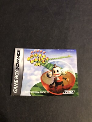 super monkey ball jr gba Manual Only | eBay