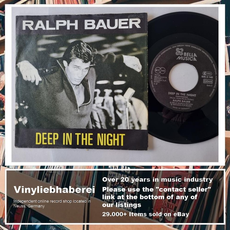 Ralph/ Ralf Bauer - Deep in the night 7'' Vinyl Germany | eBay