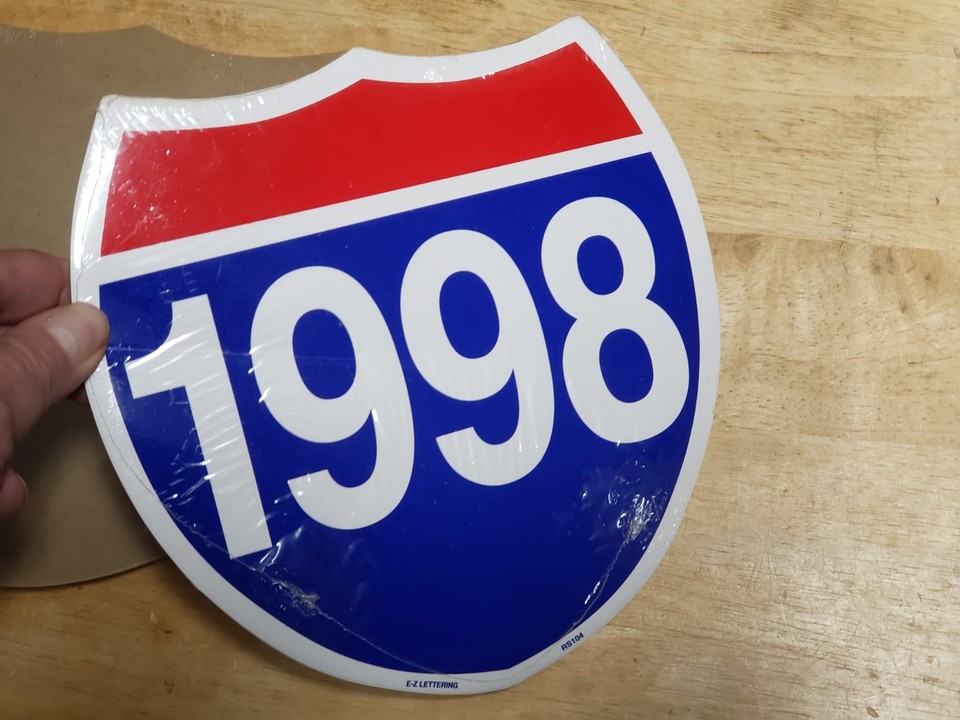 Vtg. 20 CAR DEALER Window Stickers Decals 1997, 1998 Models - EZ ...