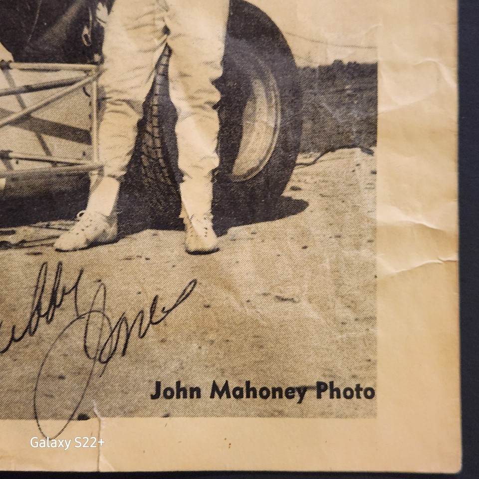 Bubby Jones Early Vintage Autographed Signed USAC 8X10 Press Photo | eBay
