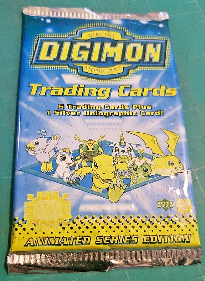 Bandi 1999 Digimon Series 1 Factory Booster Pack Digital Monsters ...