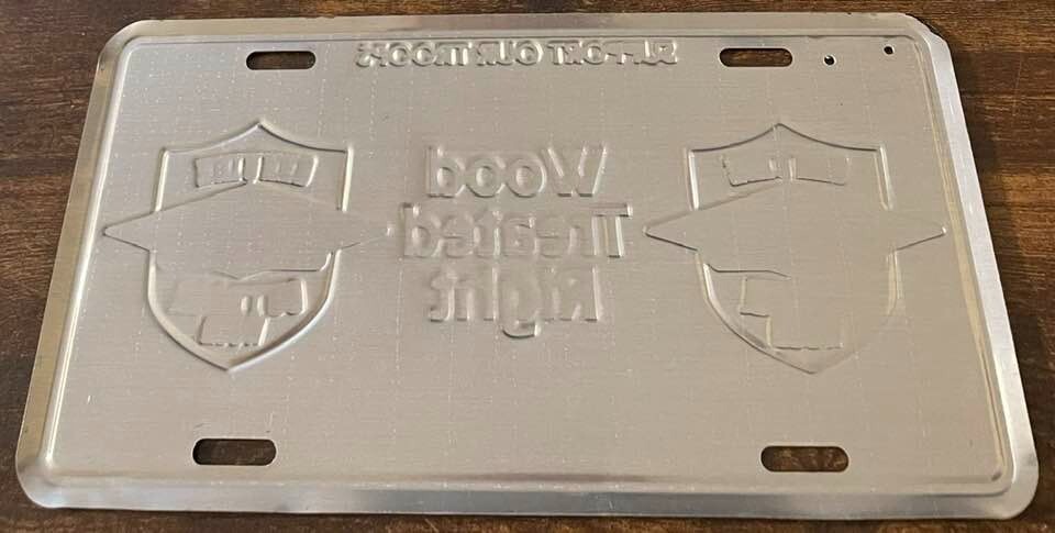 Dricon FRX Wood Booster License Plate Support Our Troops Wood Treated ...