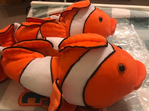 Nemo Fish Animal Feet Happy Feet Slippers Size Large. Men’s Medium C ...