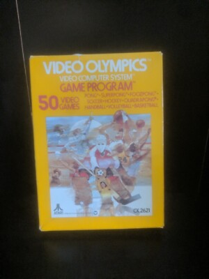 Video Olympics (Atari CX 2621) in original box with instructions ~ trl8 ...