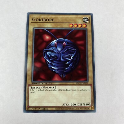 Yugioh Gokibore SBC1-END11 Common 1st Edition Speed Duel Streets of ...