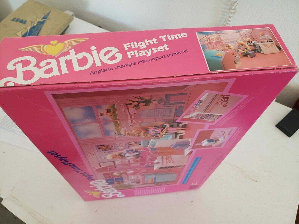 VINTAGE 1989 BARBIE FLIGHT TIME Time PLAYSET NEW SEALED HTF | eBay