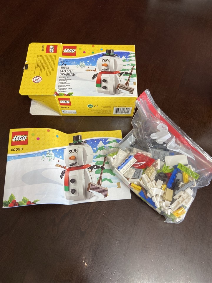 Lego 40093 40092 Snowman Reindeer Lot Holiday | eBay