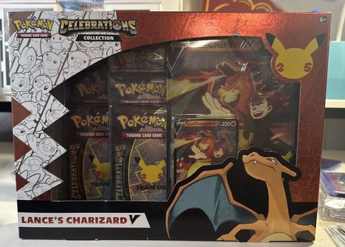 Pokémon TCG Celebrations Collection Lance's Charizard V Box | eBay