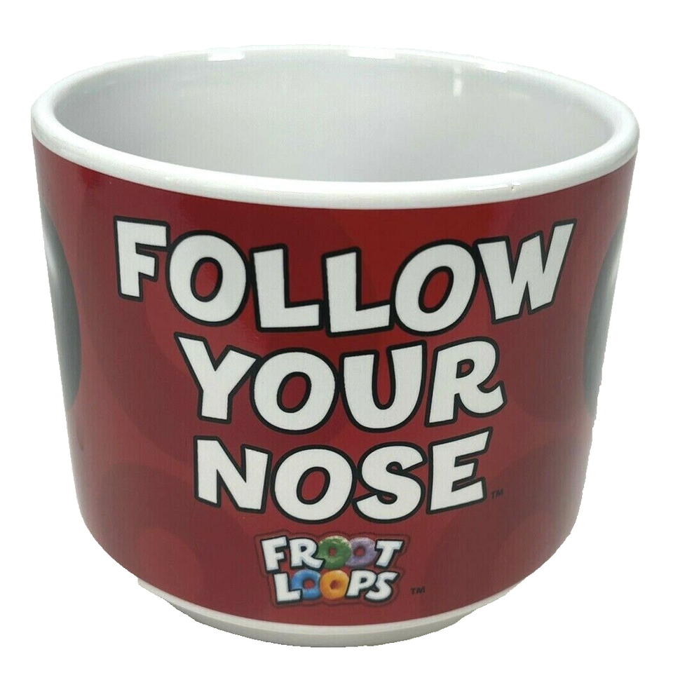 Kellogg's Fruit Loops Coffee Cup Mug Stackable Vintage Graphics ...