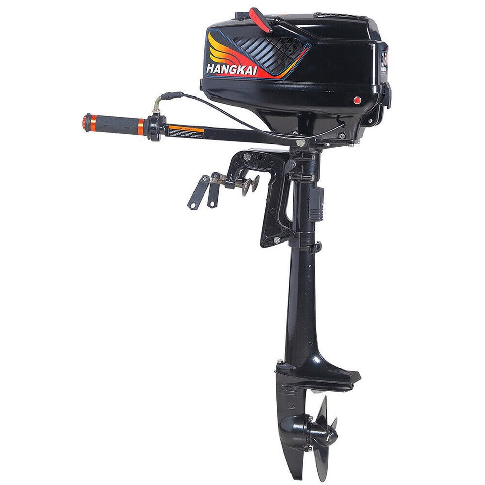 HANGKAI 3.5 4 6 6.5 7 HP Outboard Motor Boat Engine 2/4 Stroke Water ...