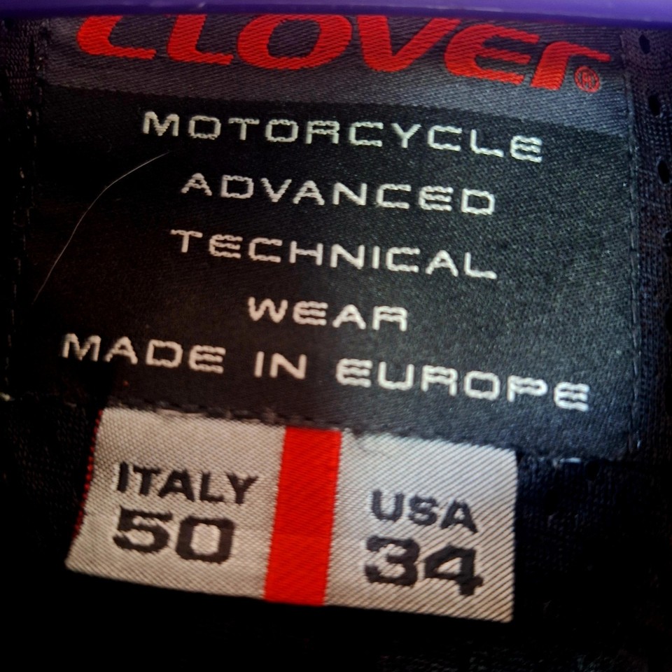 CLOVER RC100 race leathers motorbike made in Italy | eBay UK
