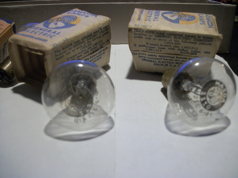 GE Mazda Light Bulbs Packard 1110 1019 1158 HB General Electric 63 | eBay